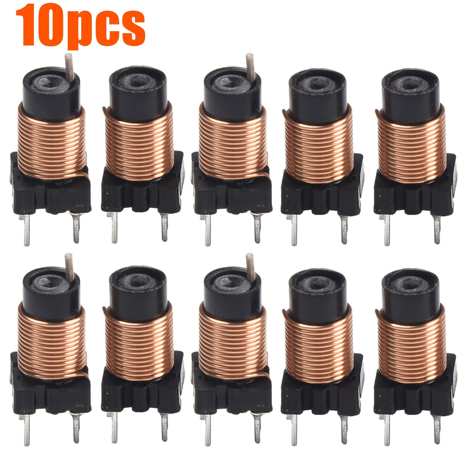 Inductance High-Frequency Ferrite Core Inductor Adjustable 10pcs 12T 0 ...