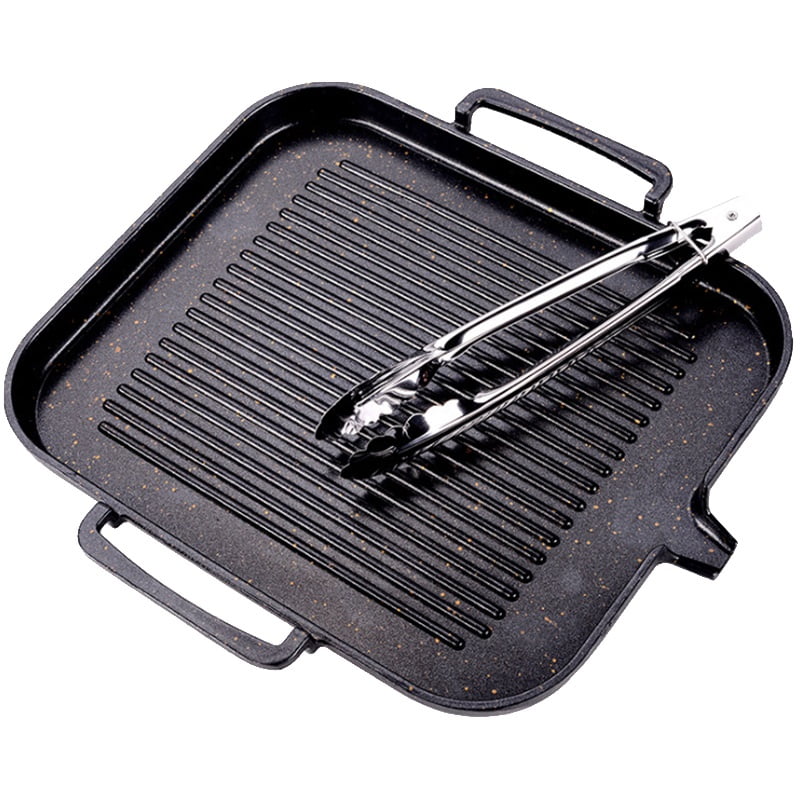 Induction Cooker Baking Pan Korean Stone Household Non-Stick Smokeless ...