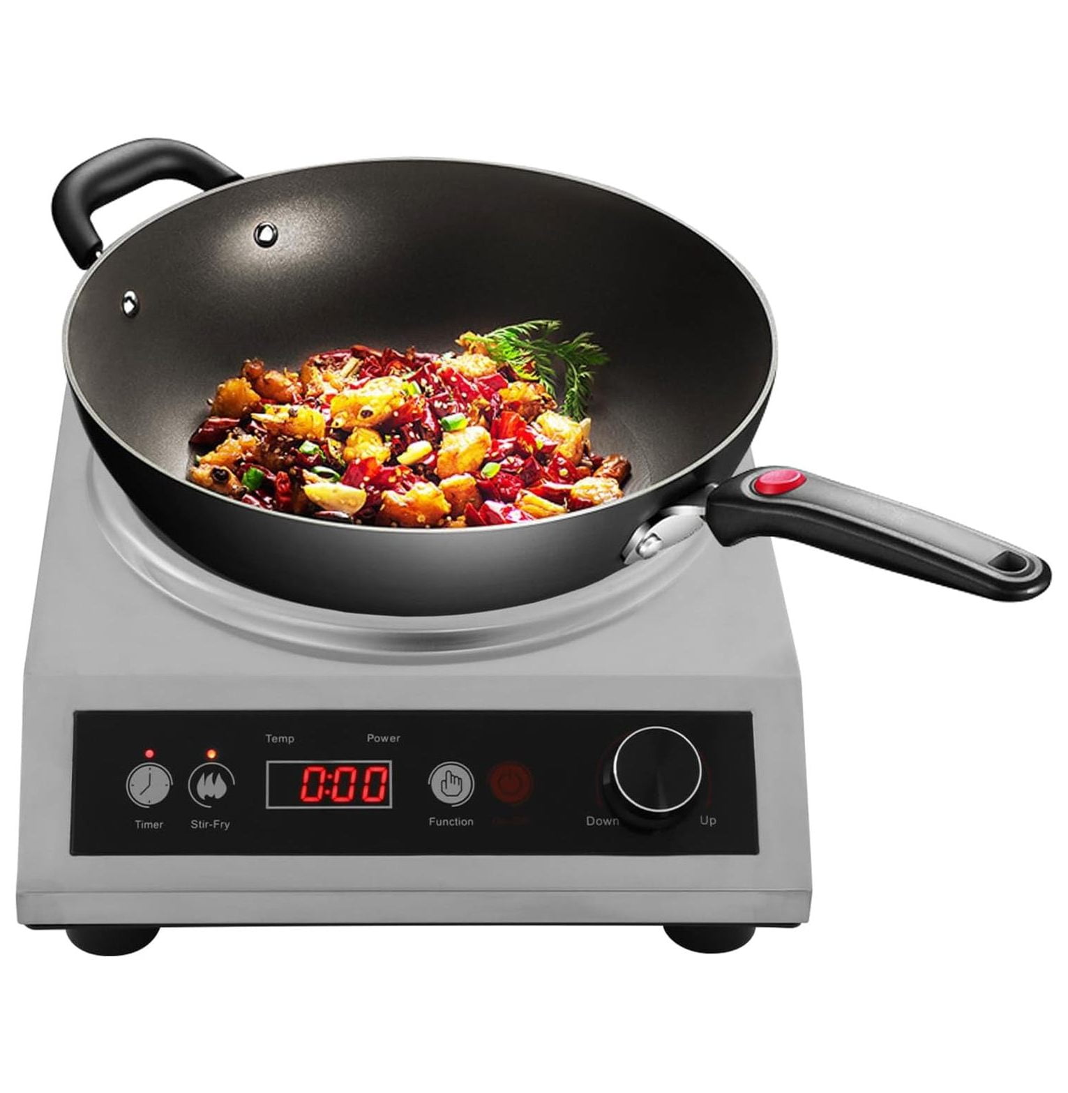 Induction Cooktop, 1800W 110V Induction Cooktop Range Countertop Burner ...