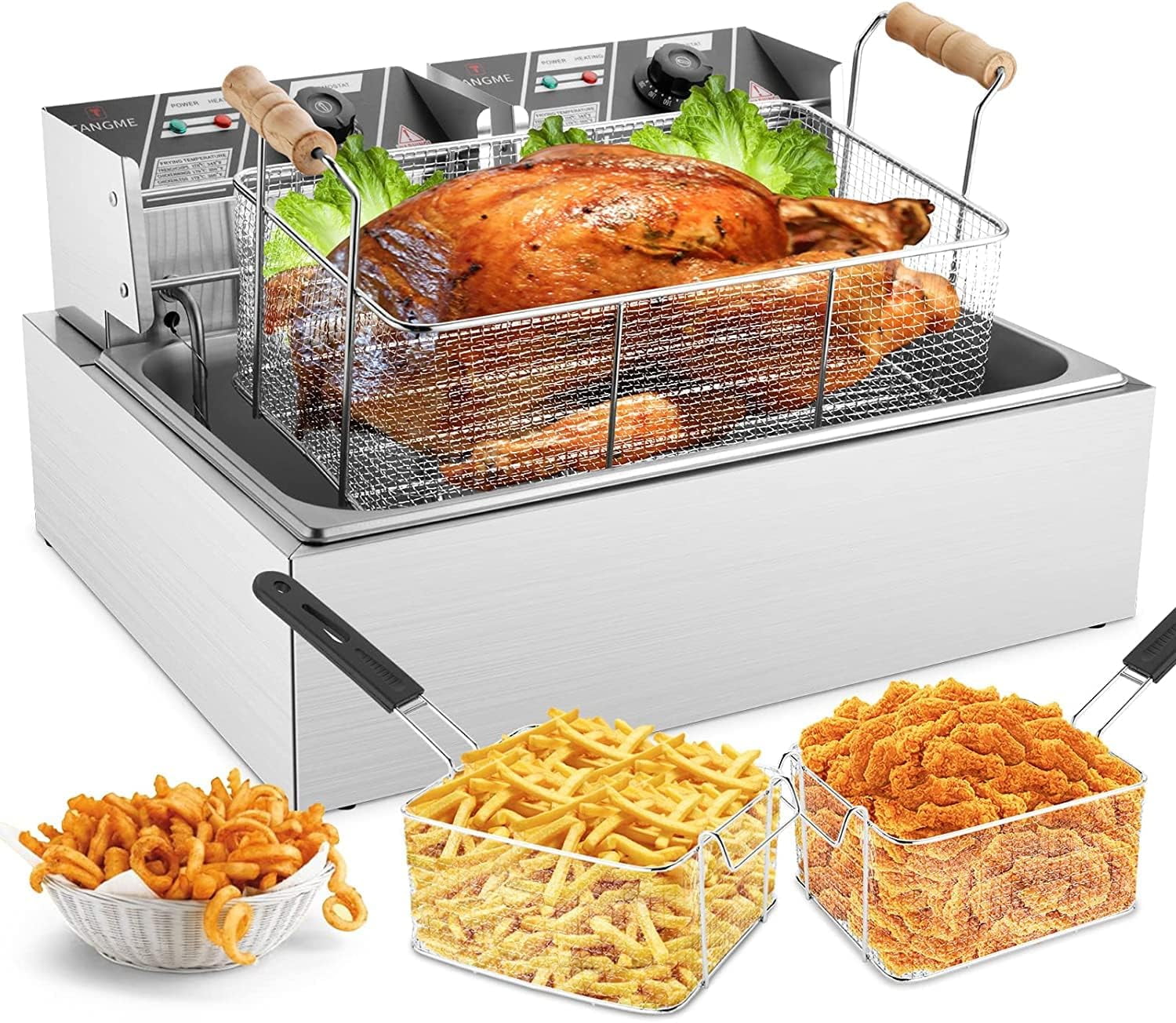 Induction Cooktop with 2 Burners, Horizontal Electric Stove, Built-In ...
