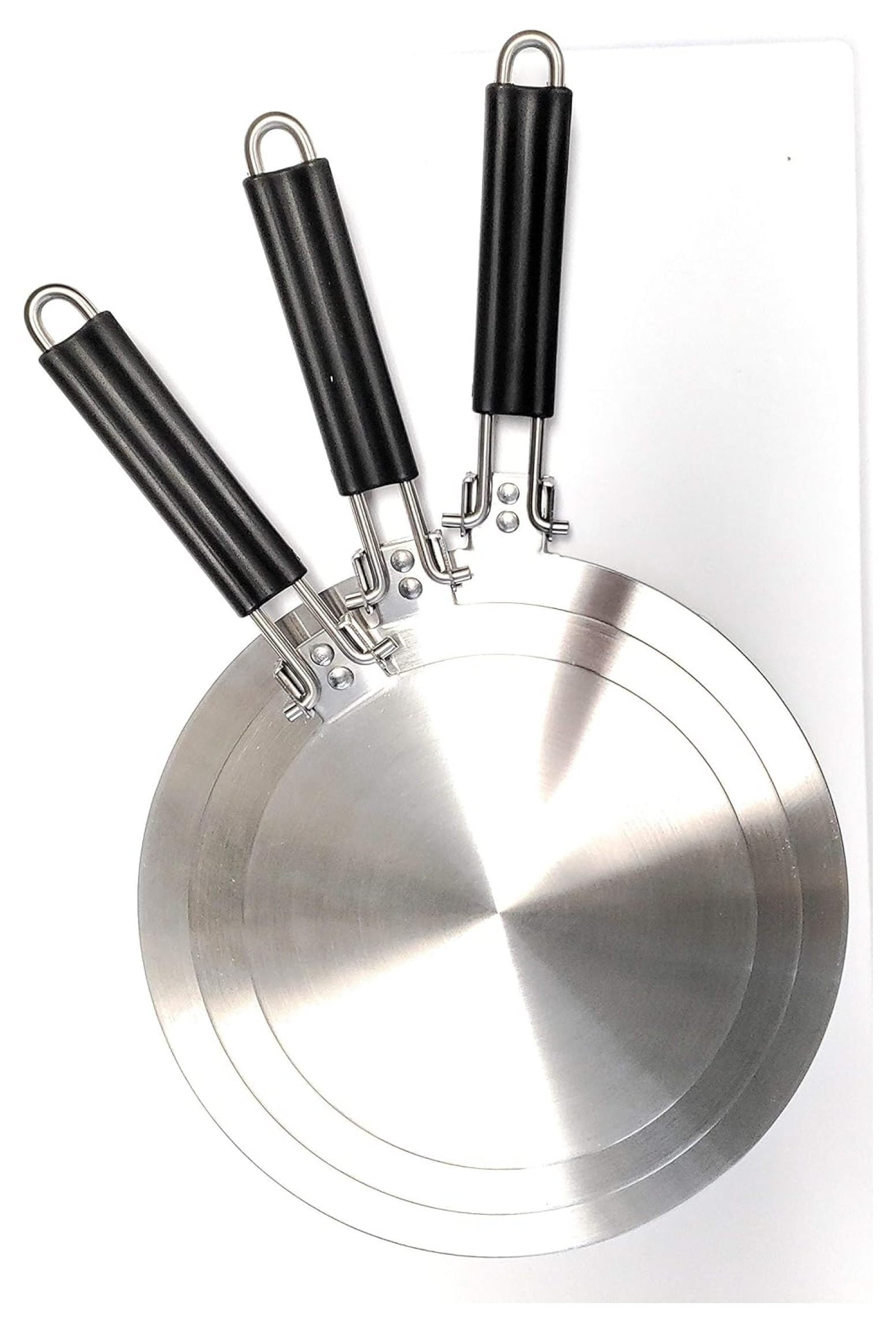 Induction Cooktop Converter Disk Stainless Steel Plate Cookware Set 3 ...