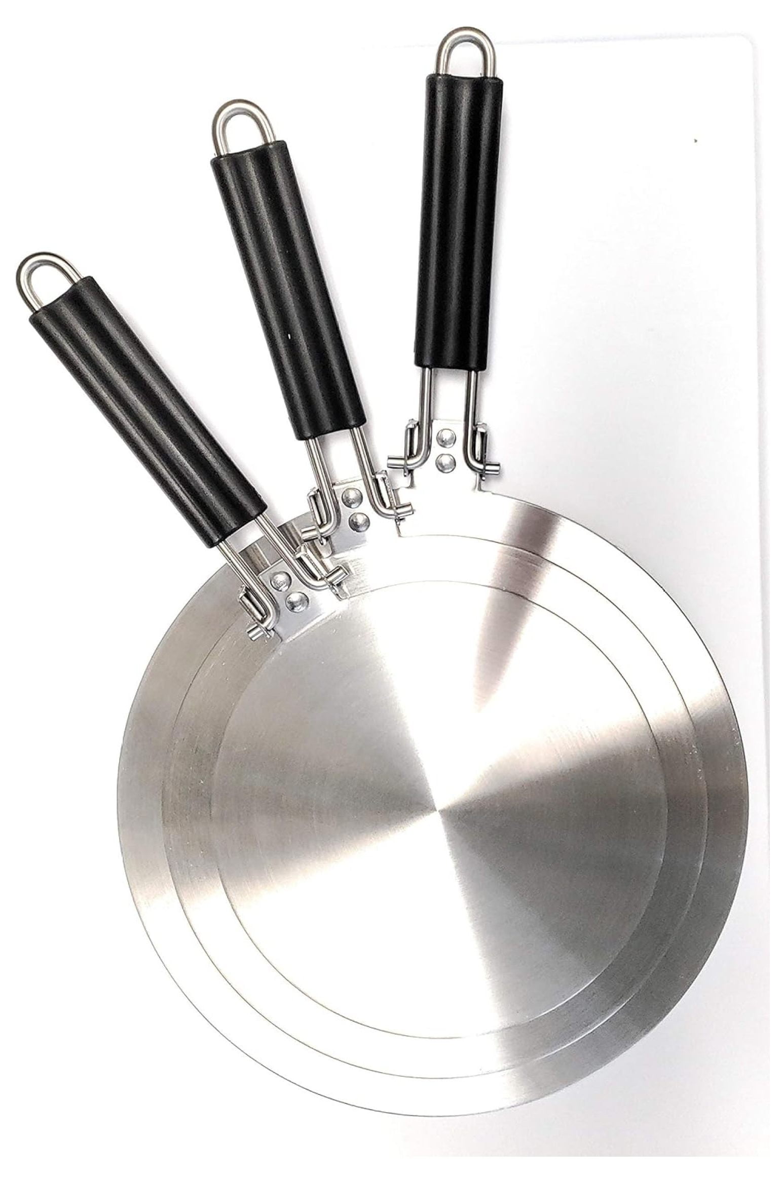 Induction Cooktop Converter Disk Stainless Steel Plate Cookware Set 3 ...