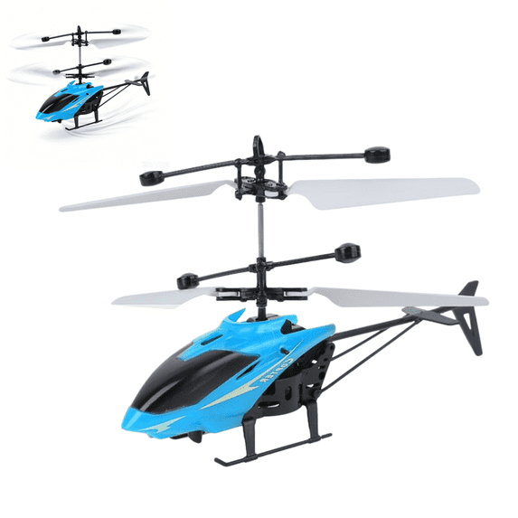 Induction Flying Helicopter Toy, Hand-Controlled RC Drone Plane with ...