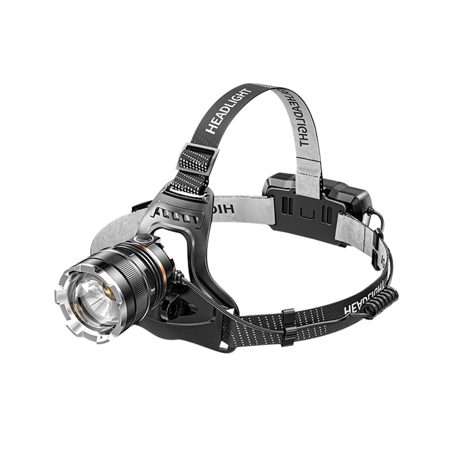 Induction Headlight, 4 Modes Battery Life Head Lamp, Waterproof Zoom ...