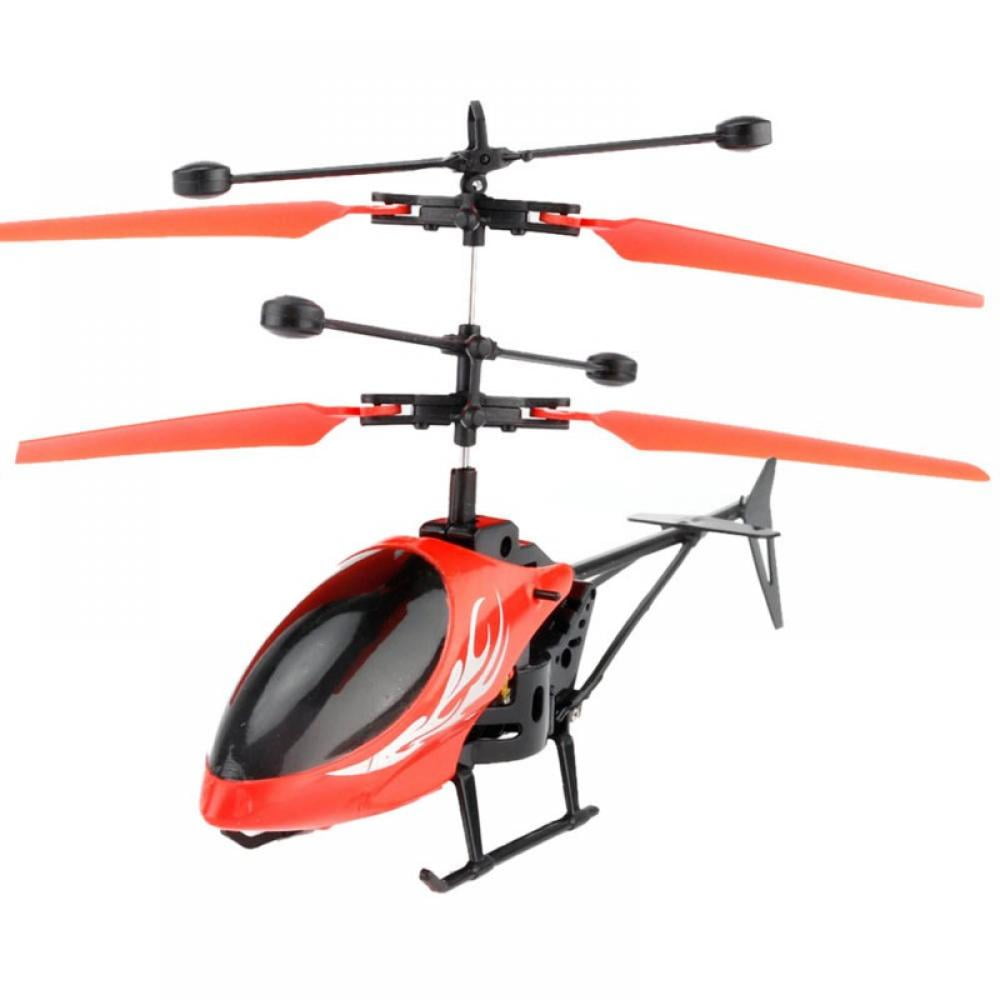 Induction Helicopter Toy Flying RC Induction Aircraft Flashing Light ...