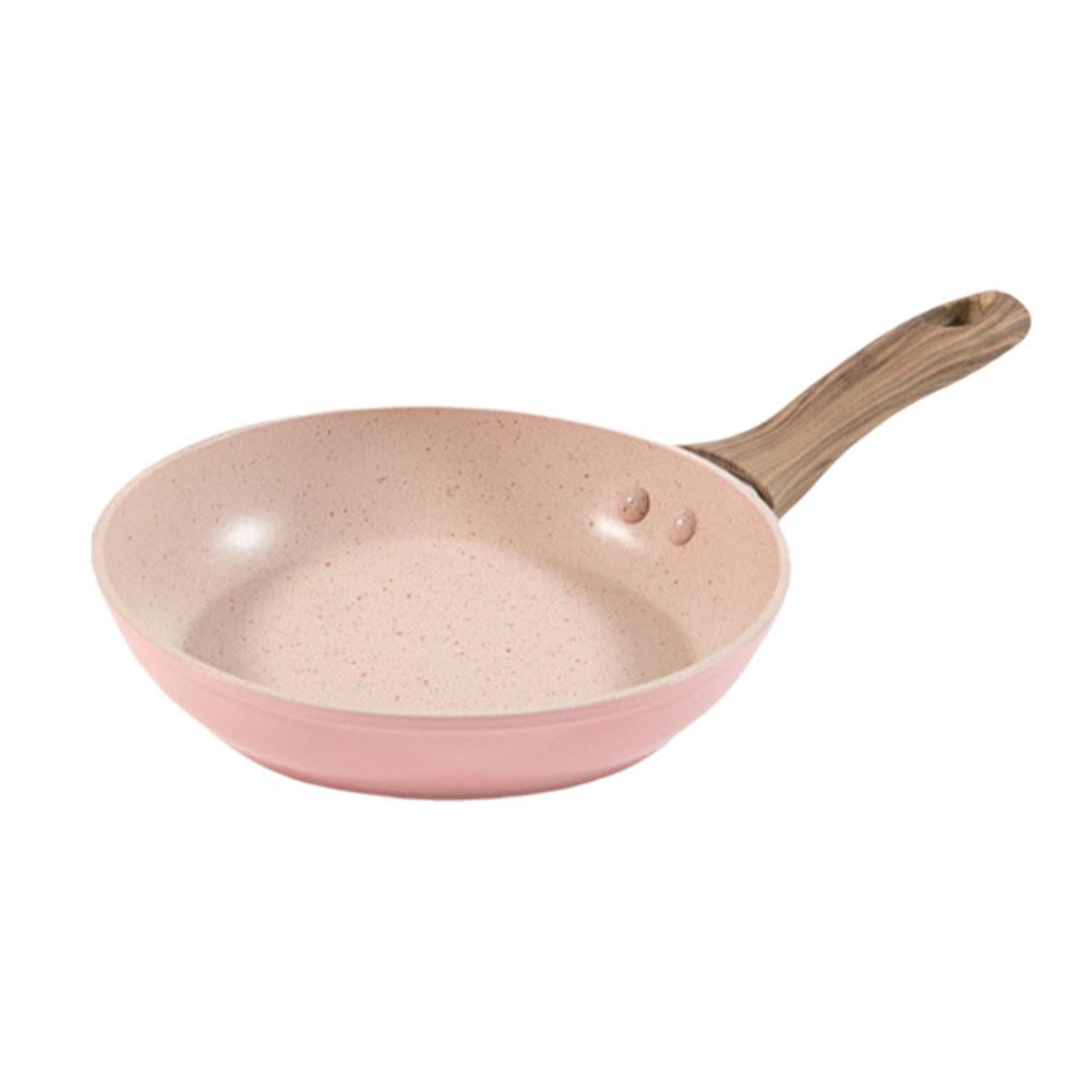 LEARNEVER Aluminum Non Stick Pan with Maifan Stone Coating Small Frying ...