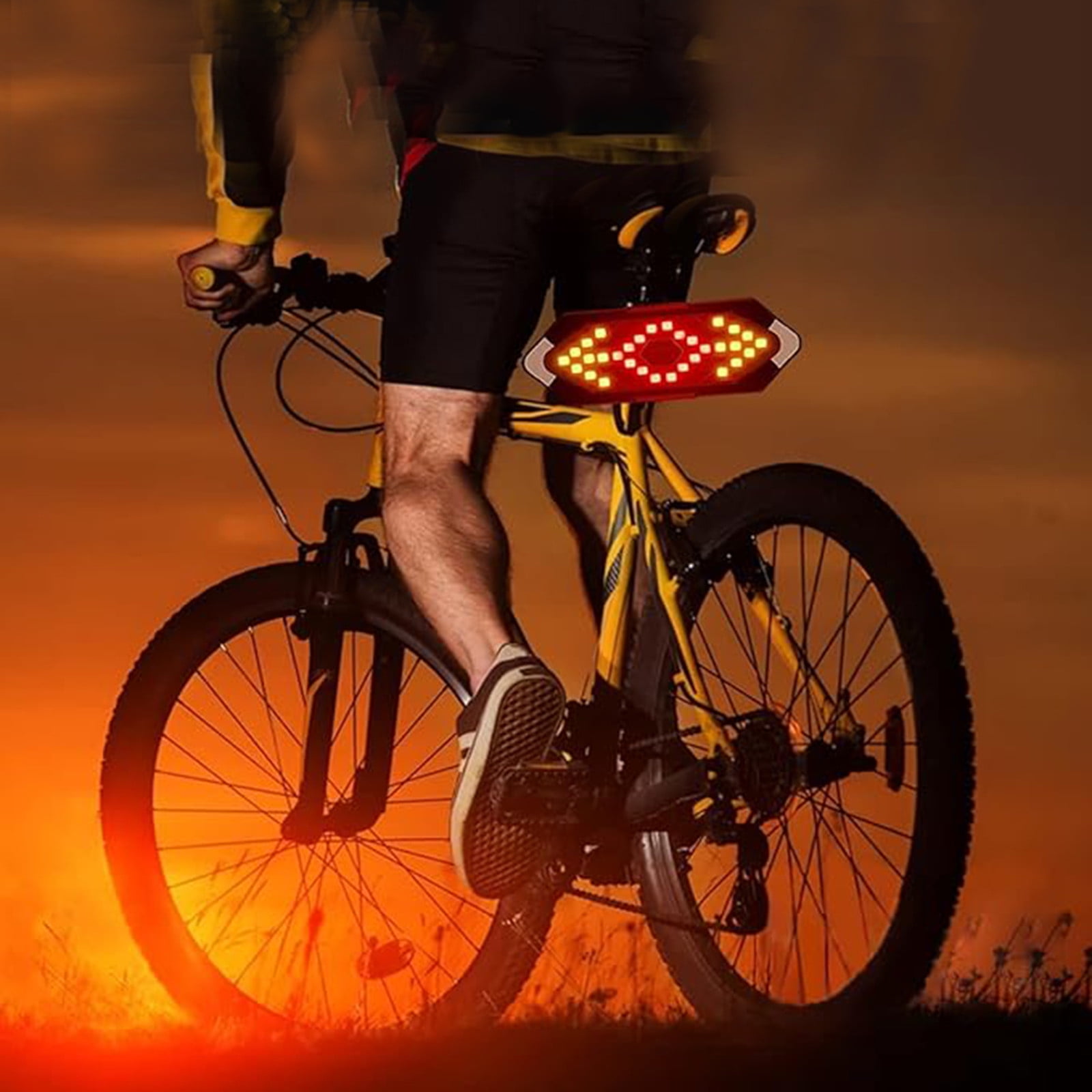 Induction Tail Light USB Charger, Reflective Bike Light, Waterproof ...