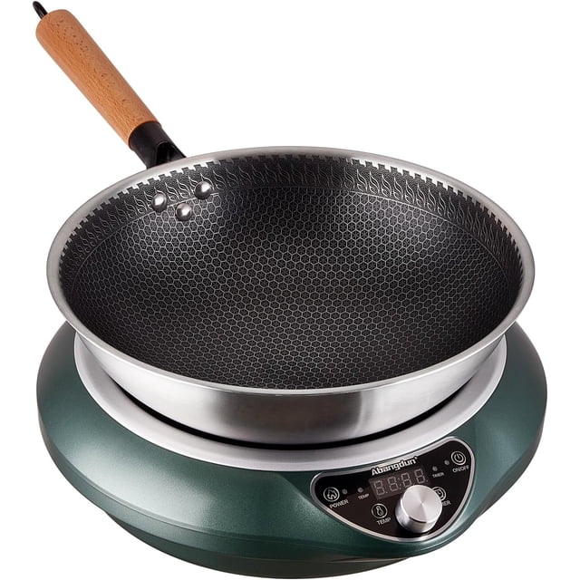 Portable Electric Range Induction Wok Cooktop 1700W with 304 Stainless ...