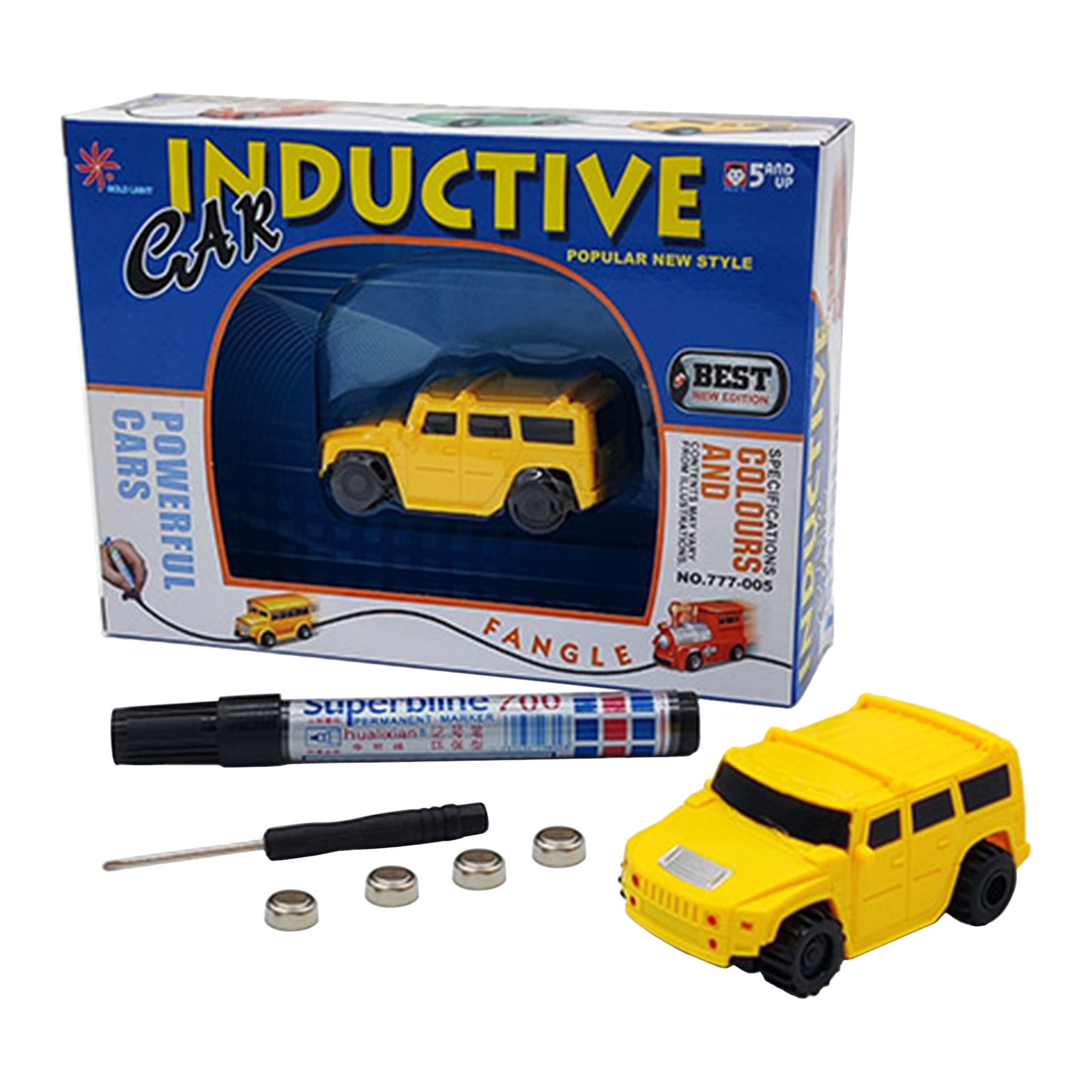 Inductive Car Truck Fun, Follow Any Drawn Black Line, Mini Toy ...