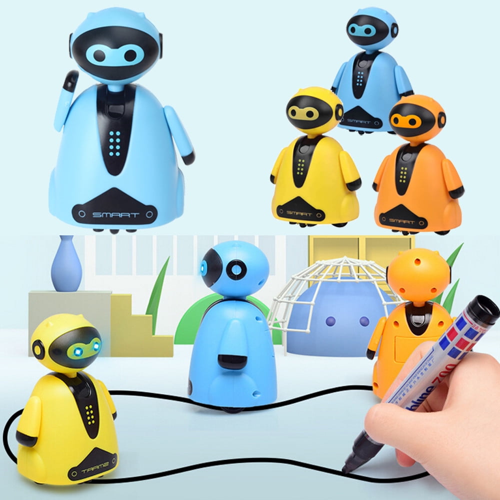 Inductive Follow Model Drawn Gift Robot Toy Any Children Pen Line Kids ...