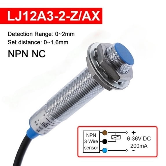 Inductive Proximity Switch PNP Sensor, NO NC DC, 5-36V 4mm Detection ...