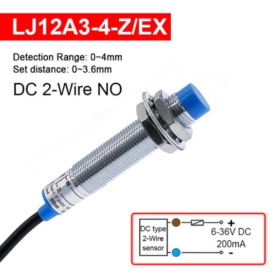 Inductive Proximity Switch PNP Sensor, NO NC DC, 5-36V 4mm Detection ...