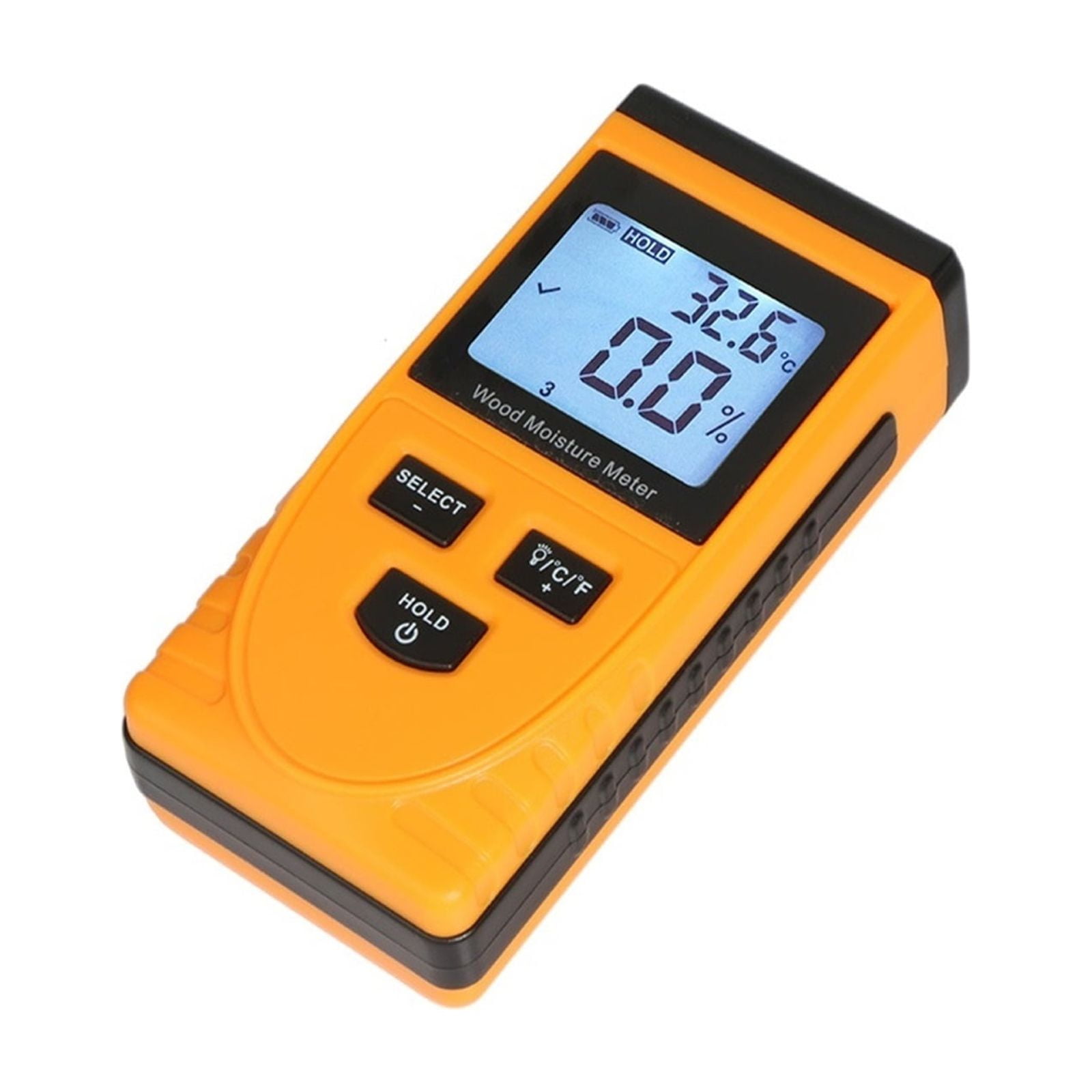Inductive Wood Moisture Meter Hygrometer Digital Electrical Ambient ...