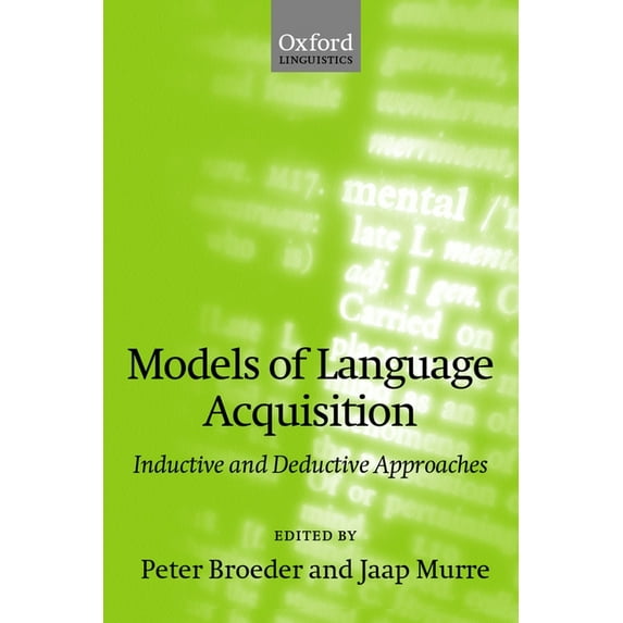 Inductive And Deductive Approaches Models Of Language Acquisition Inductive And Deductive