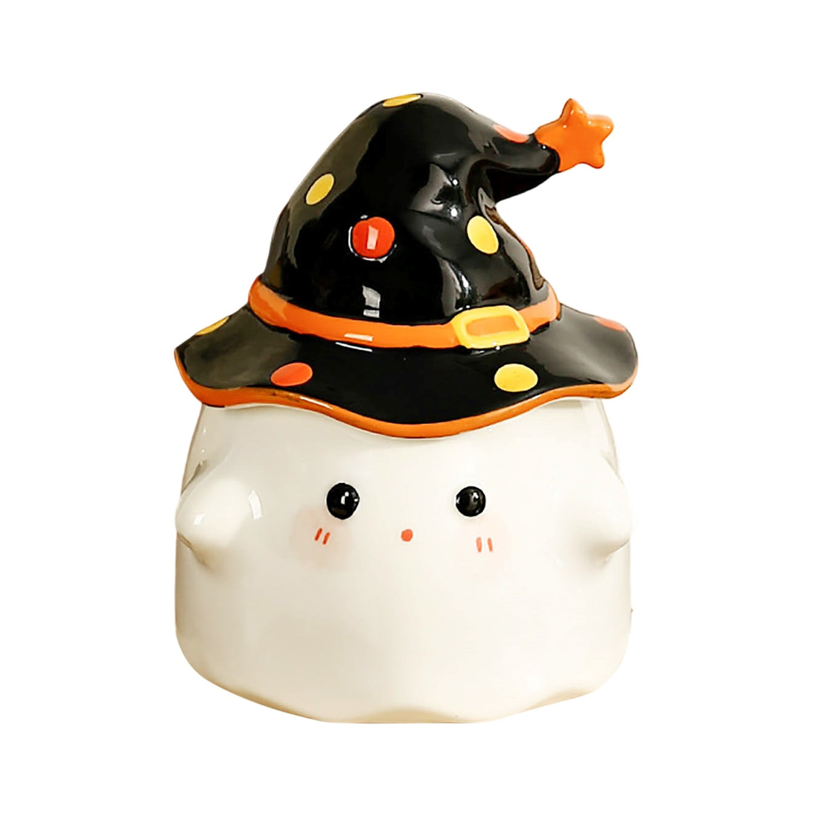 Indulge In Halloween With A Ceramic Mug Featuring A Secure Lid A ...