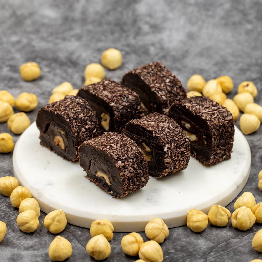Indulgent Turkish Delight Chocolate Hazelnut Wrap with Coconut - 1lb ...