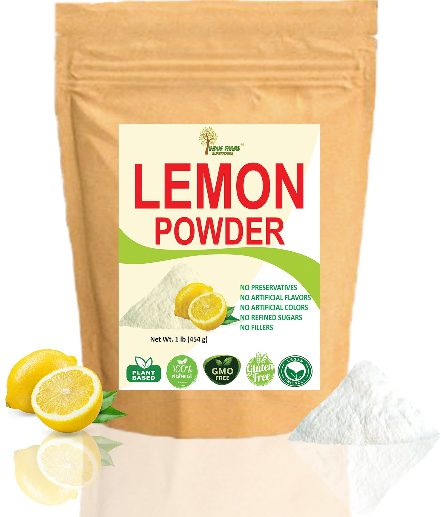 Indus Farms 100% Natural Lemon Powder - Walmart.com