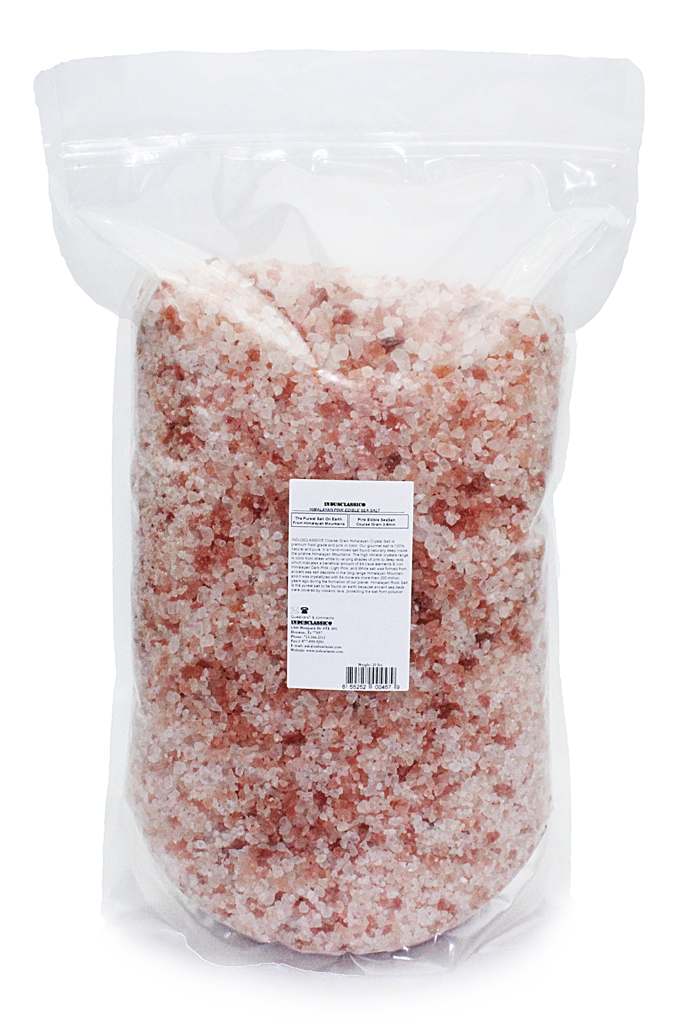 IndusClassic Bulk 20 lbs Kosher Pure Natural Halal Unprocessed ...