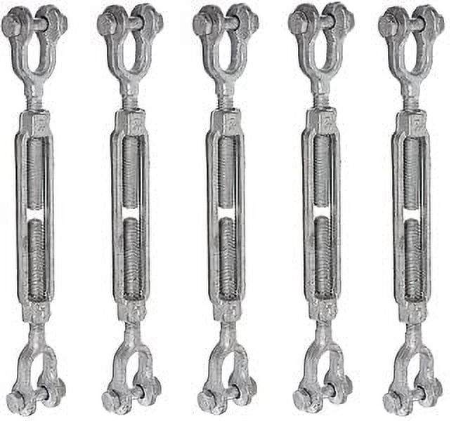 Indusco 93900241 Hot Dipped Drop Forged Galvanized Steel Jaw and Jaw ...