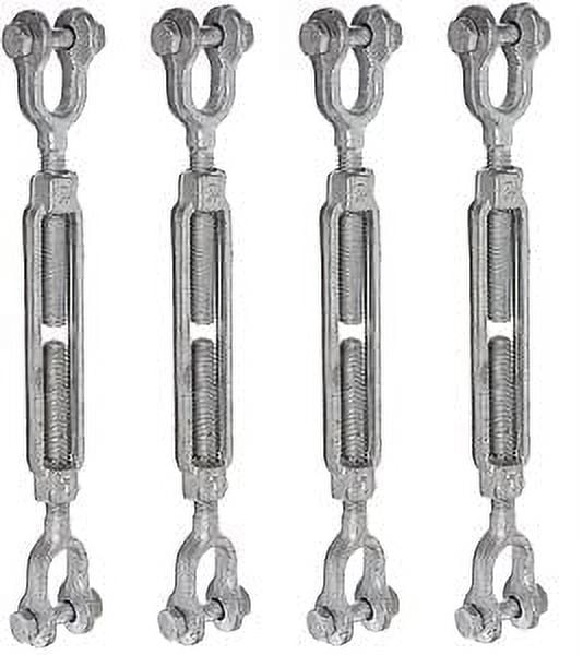 Indusco 93900241 Hot Dipped Drop Forged Galvanized Steel Jaw and Jaw ...