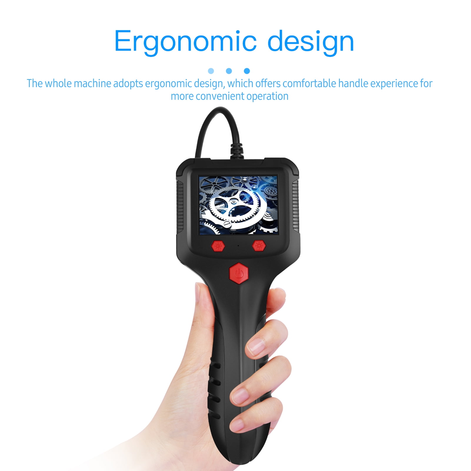 Industrial ,1080p Borescope Ip67 With 2.4'' Ips Handheld Camera With 5 ...
