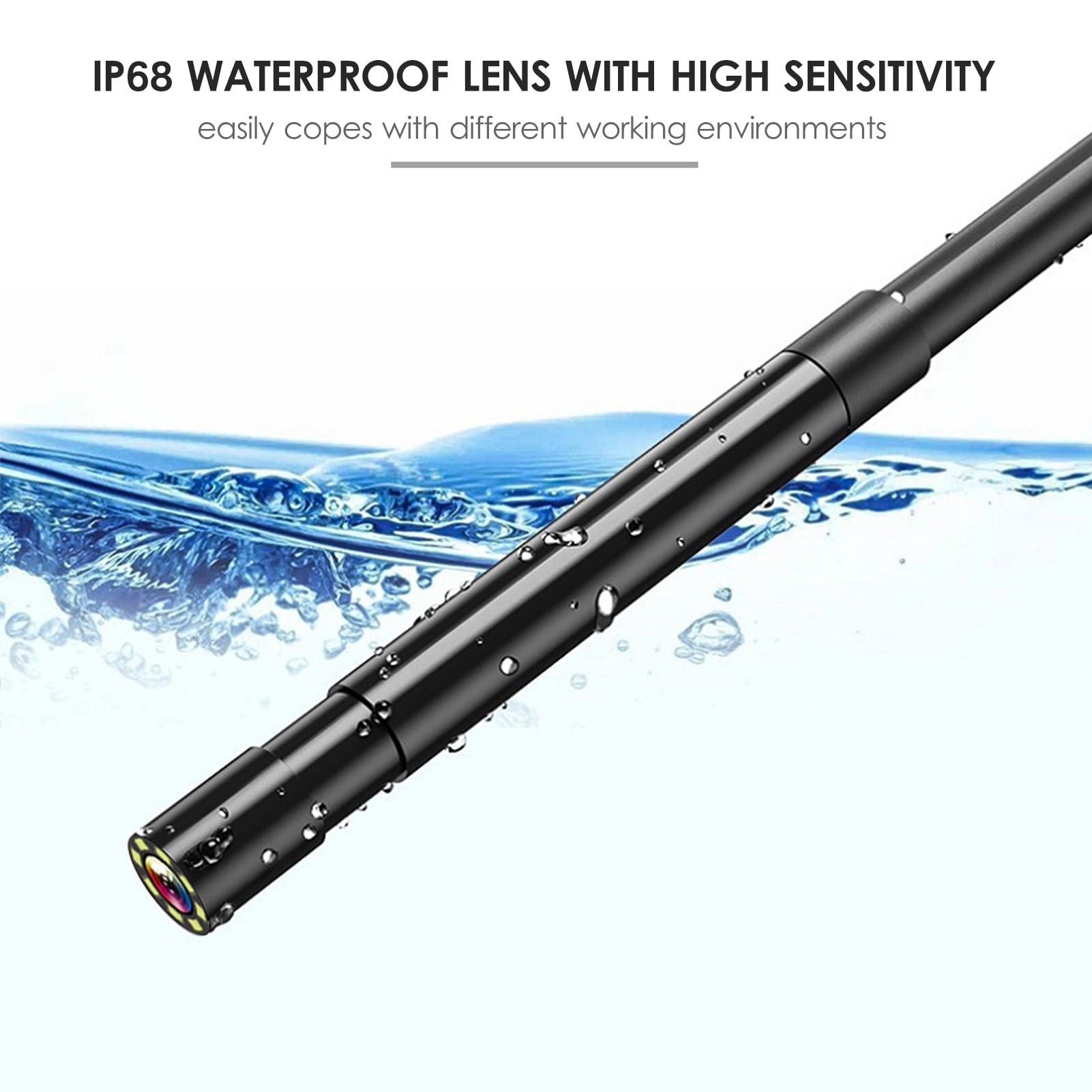 Industrial ,1080p Borescope Ip68 With 2.8-inch Ips Ip68 Waterproof ...