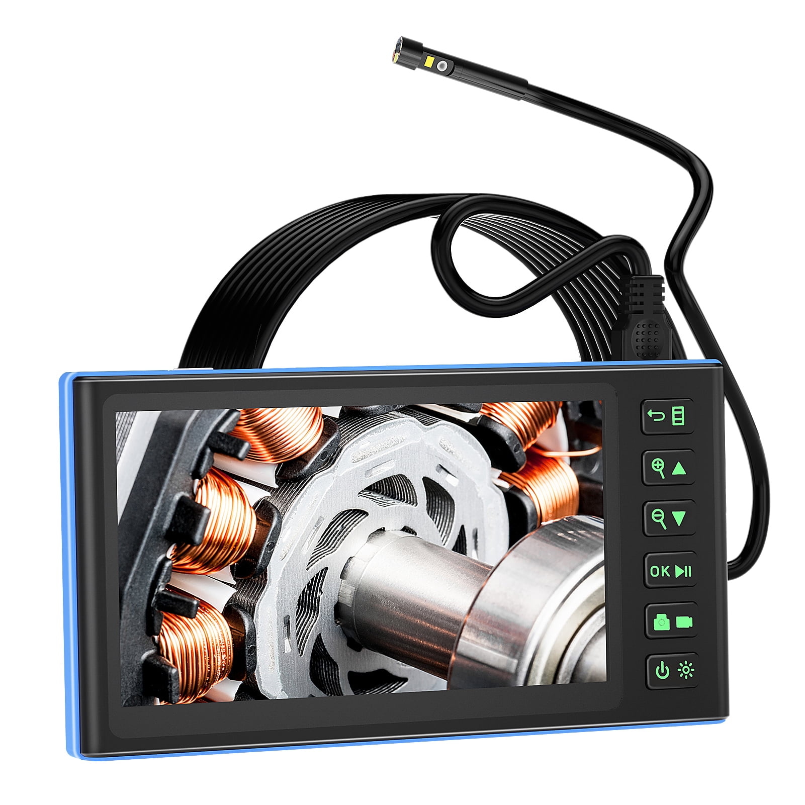 Industrial ,1080p Videos Snake Dual Camera 2 Million Borescope With 7 ...