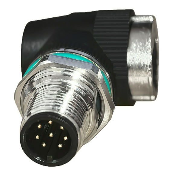 Industrial 12mm 8Pin to RJ45 Ethernet Connectors Adapter IP68 Rating ...