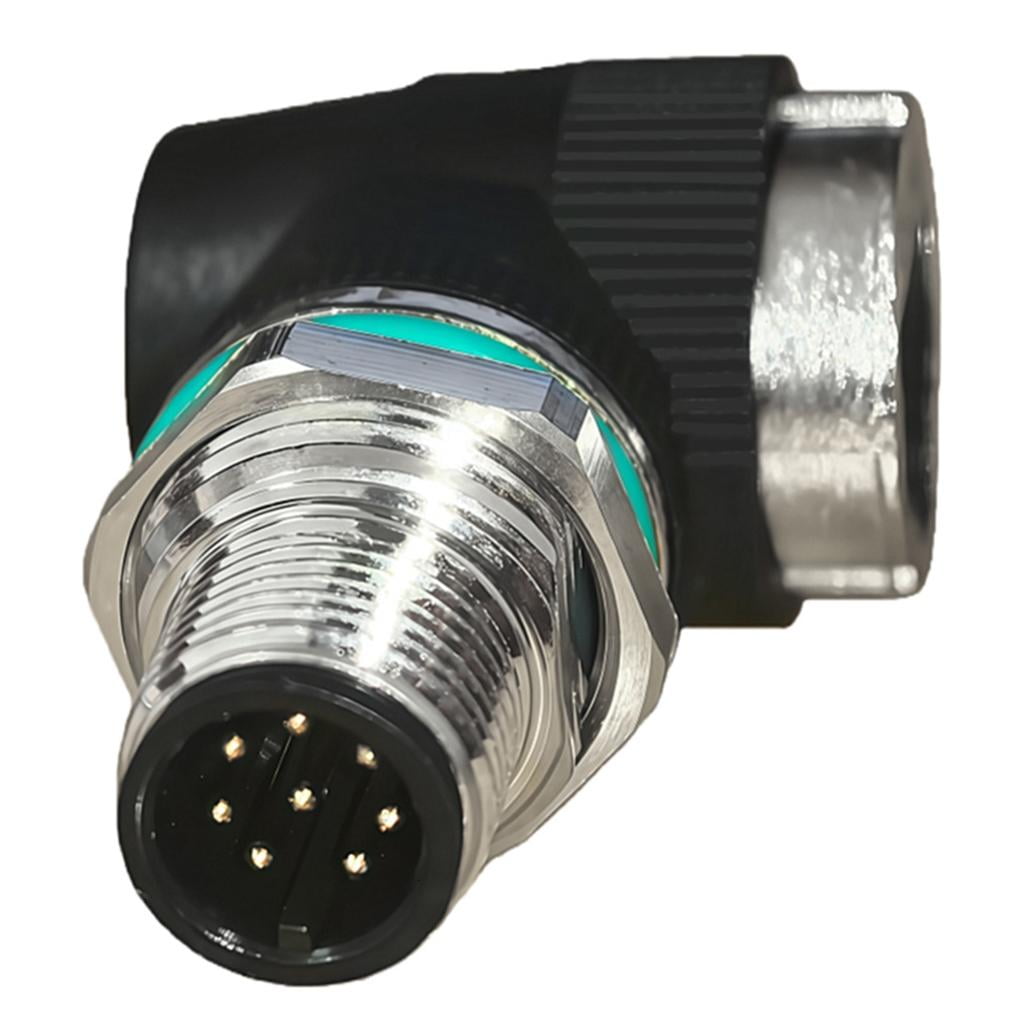 Industrial 12mm 8Pin to RJ45 Ethernet Connectors Adapter IP68 ...