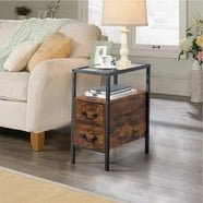 Industrial Container, Side Table, Retro Bedside Table, Storage Cabinet ...