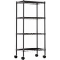 Industrial 4 Level Grid Storage Rack ，Mobile Metallic Shelving System ...