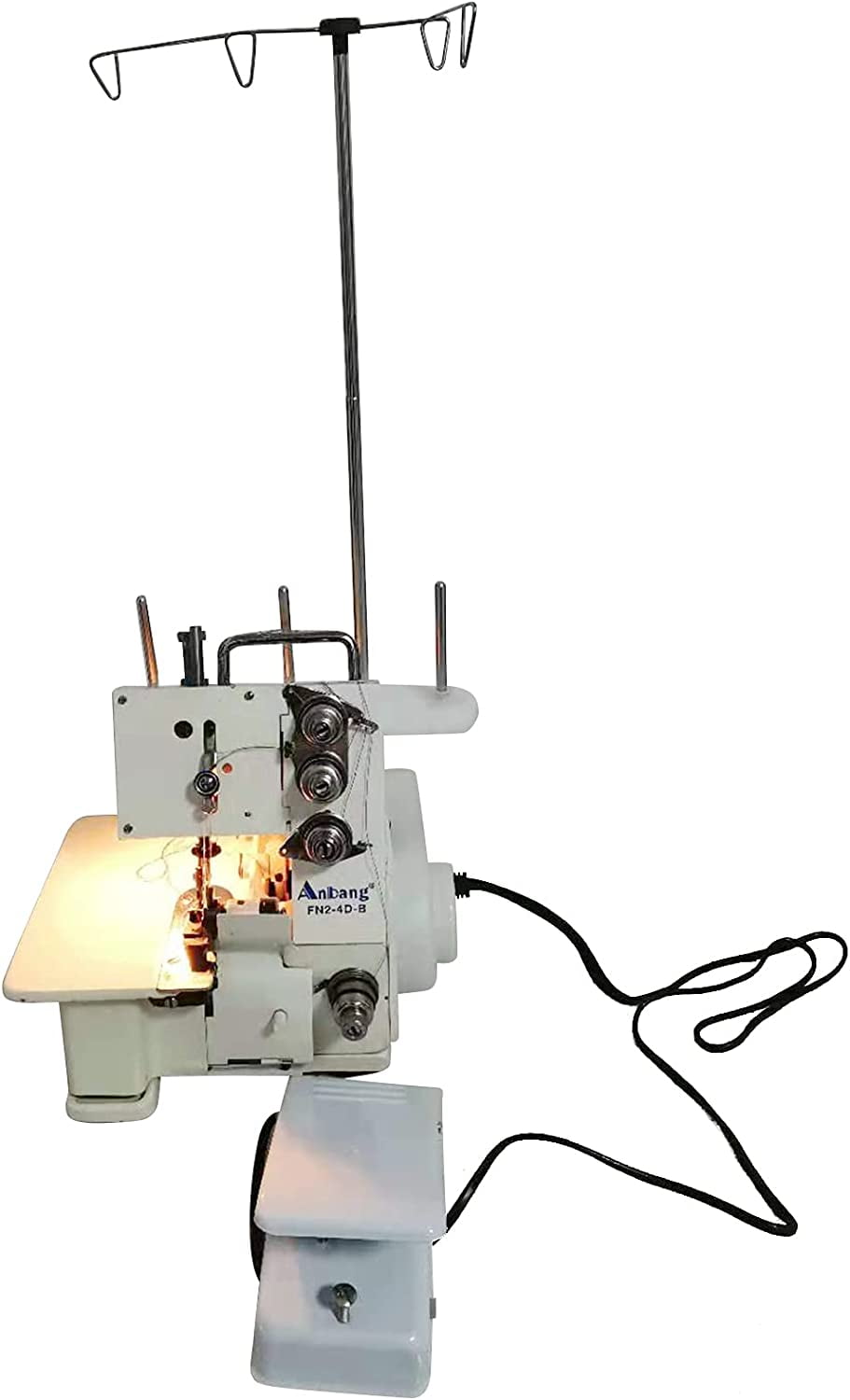 Industrial 4-Thread Overlock Sewing Machine，Electric Four Lines ...