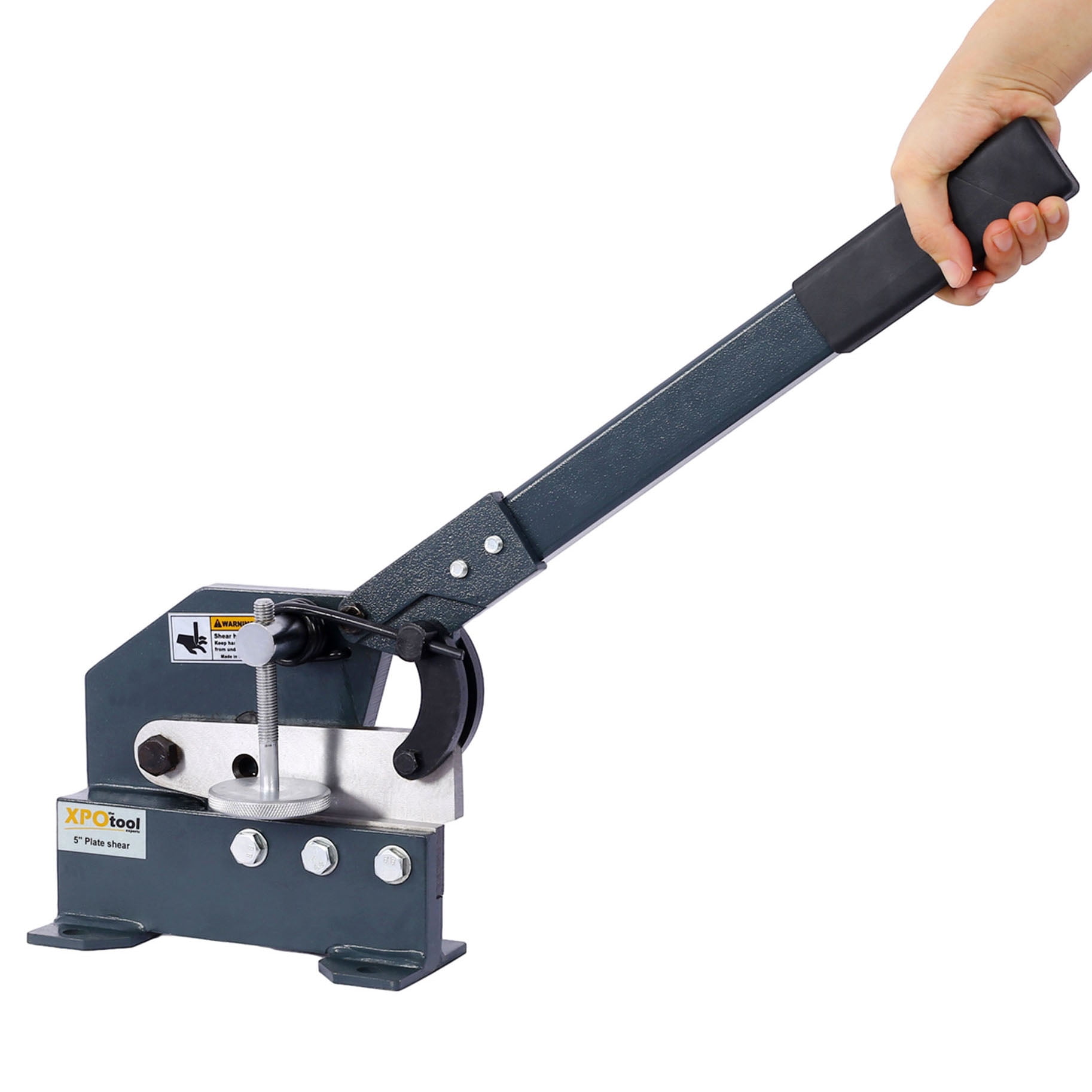 Industrial 5-Inch Sheet Metal Plate Shear, Solid Construction Mounting ...