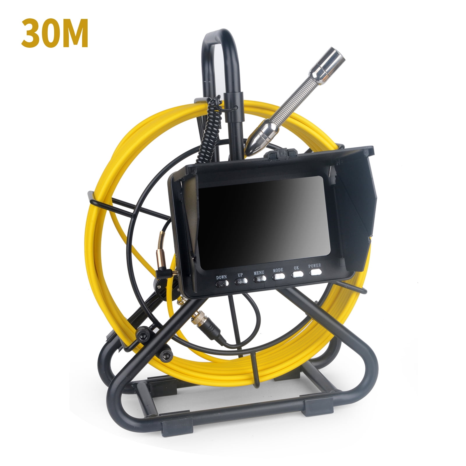 Industrial ,6w Led 5000mah 5 Drain Pipe Sewer Camera 1080p Ip68 ...