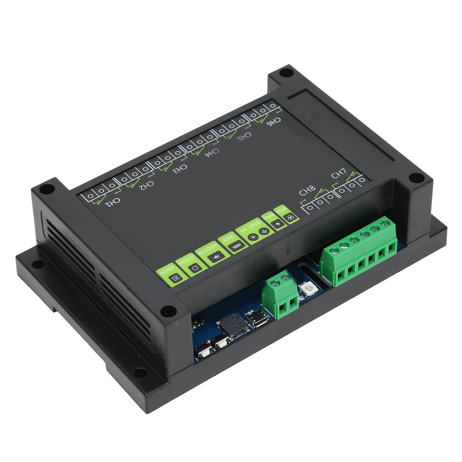 Industrial 8 Channel Relay Module for Pico Power Isolation, Optocoupler ...