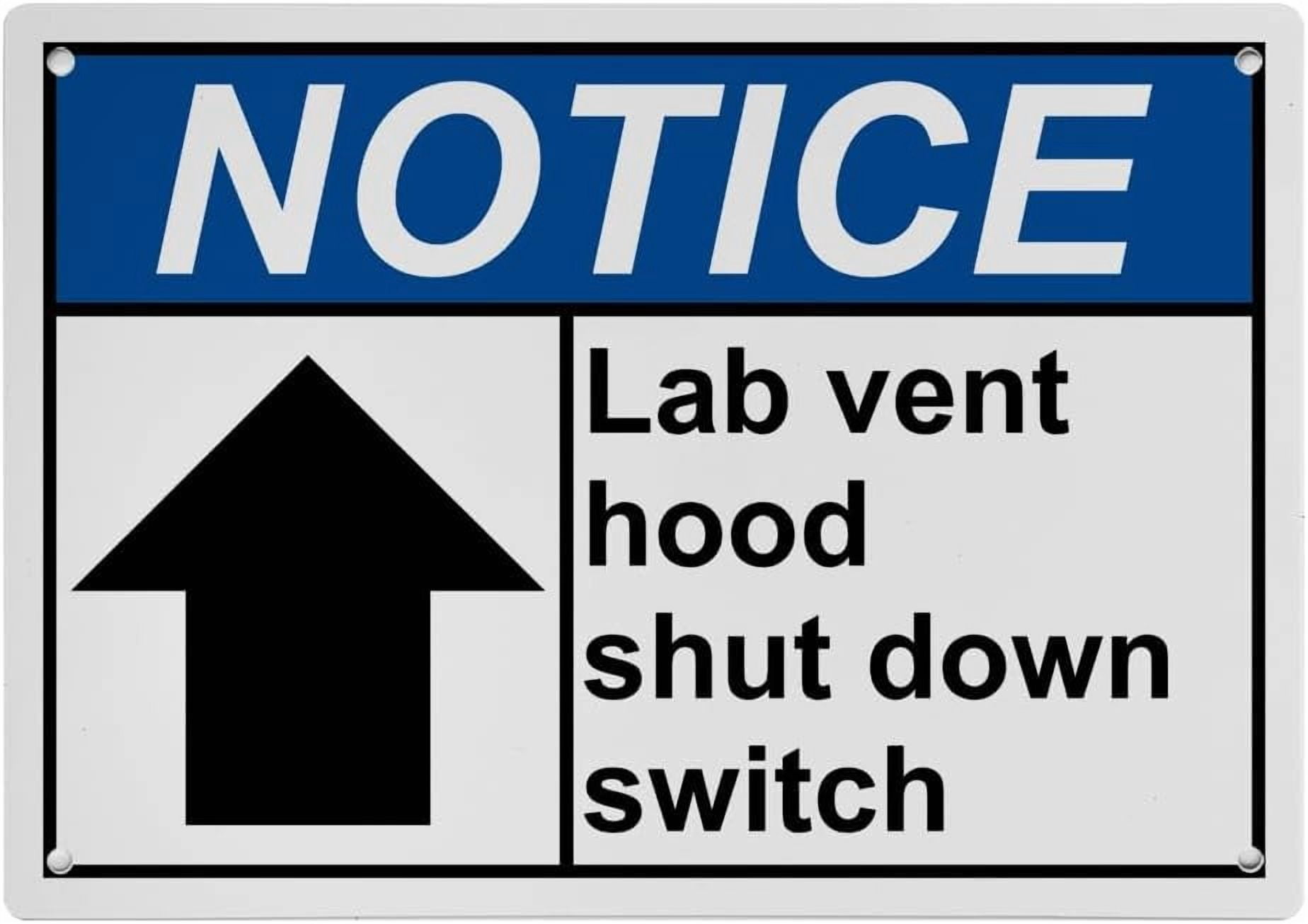 Industrial ANSI Horizontal Directional Sign - 8"x12" Weatherproof, UV ...