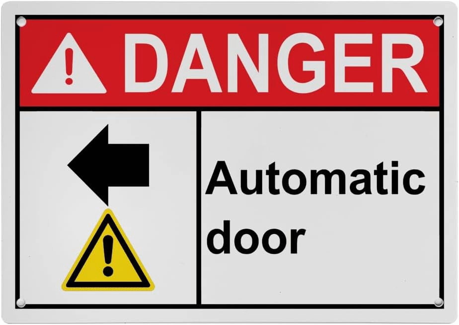 Industrial ANSI Horizontal Directional Sign - 8"x12" Weatherproof, UV ...