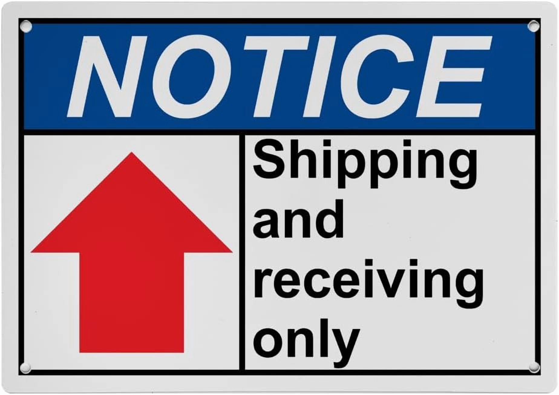 Industrial ANSI Horizontal Directional Sign - 8"x12" Weatherproof, UV ...