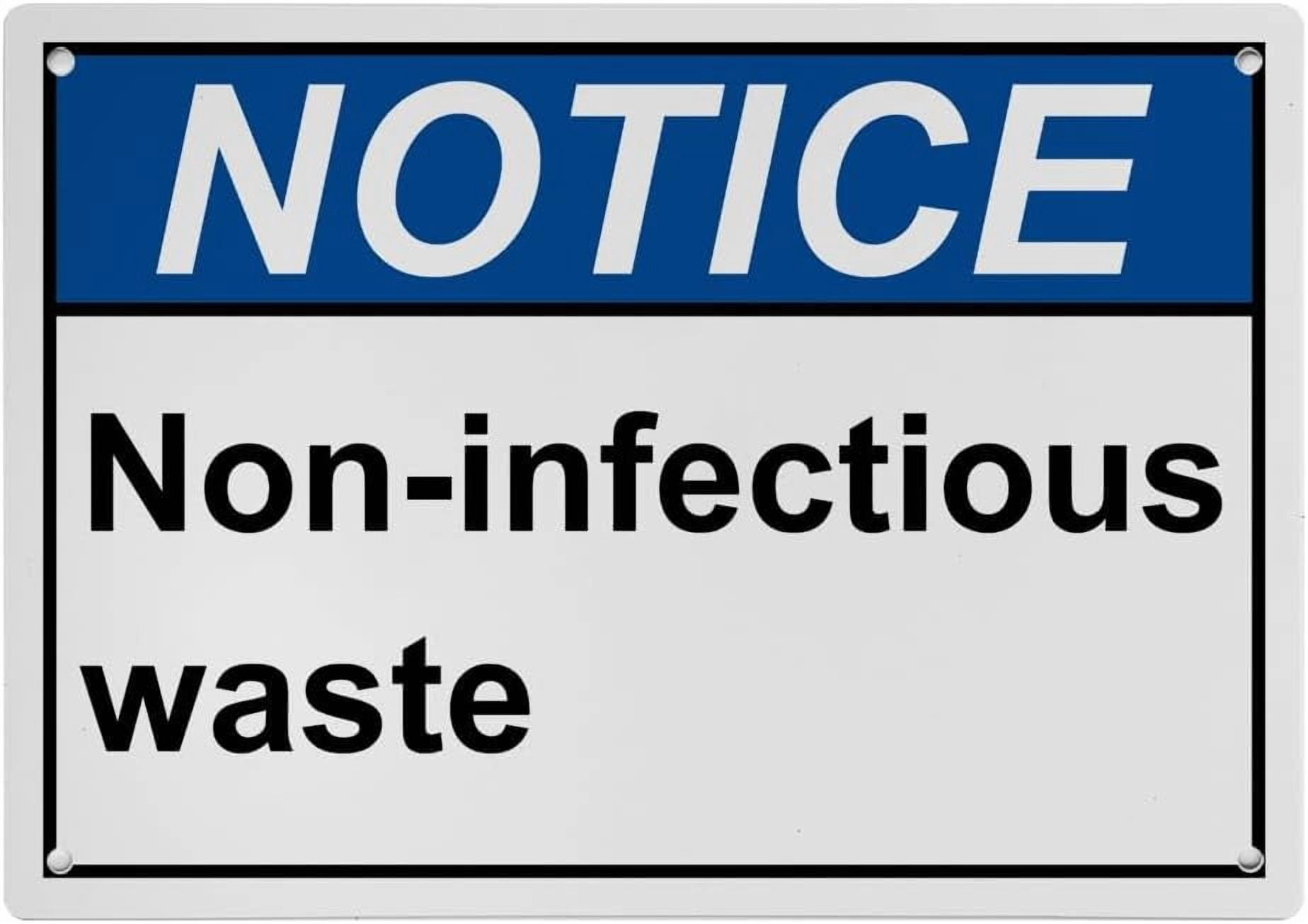 Industrial ANSI Horizontal Hazardous Material Warning Sign - 8"x12 ...
