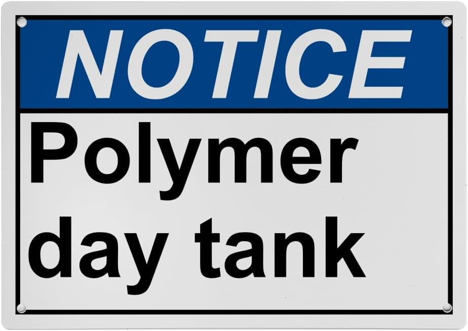 Industrial ANSI Horizontal Hazardous Material Warning Sign - 8"x12 ...