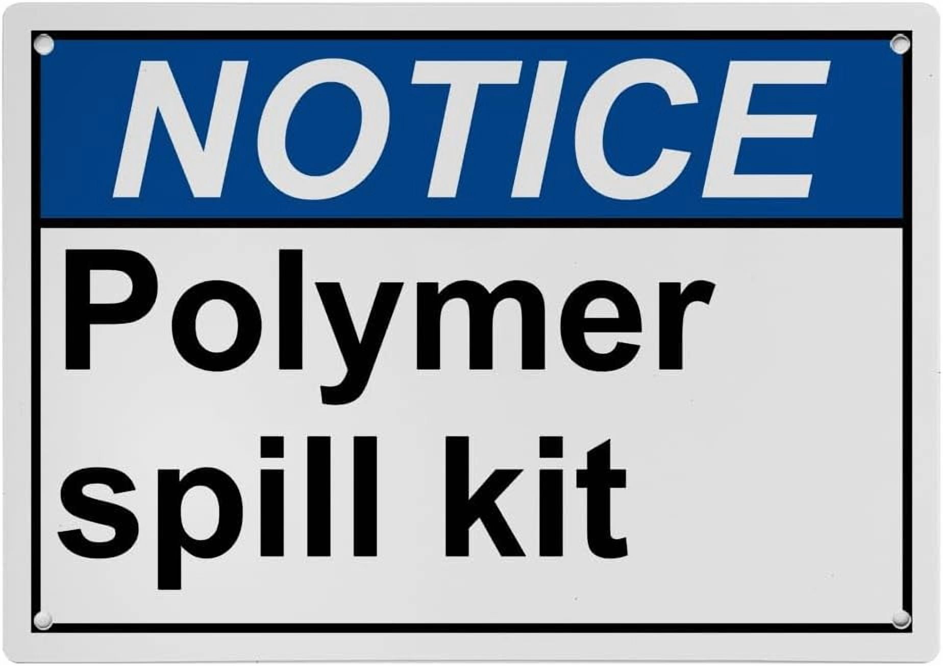 Industrial ANSI Horizontal Hazardous Material Warning Sign - 8"x12 ...