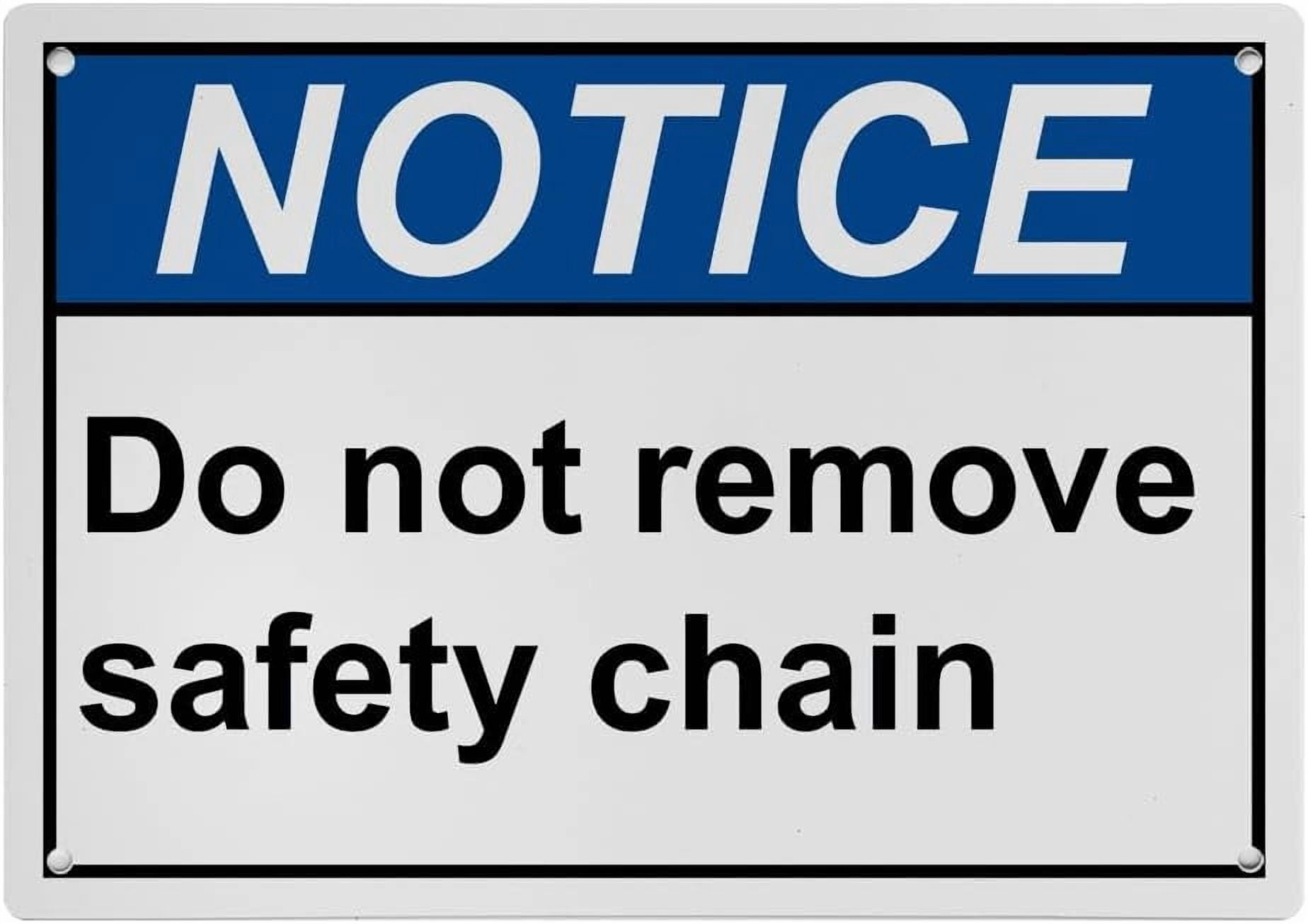 Industrial ANSI Horizontal Machine Safety Sign - 8"x12" Weatherproof UV ...