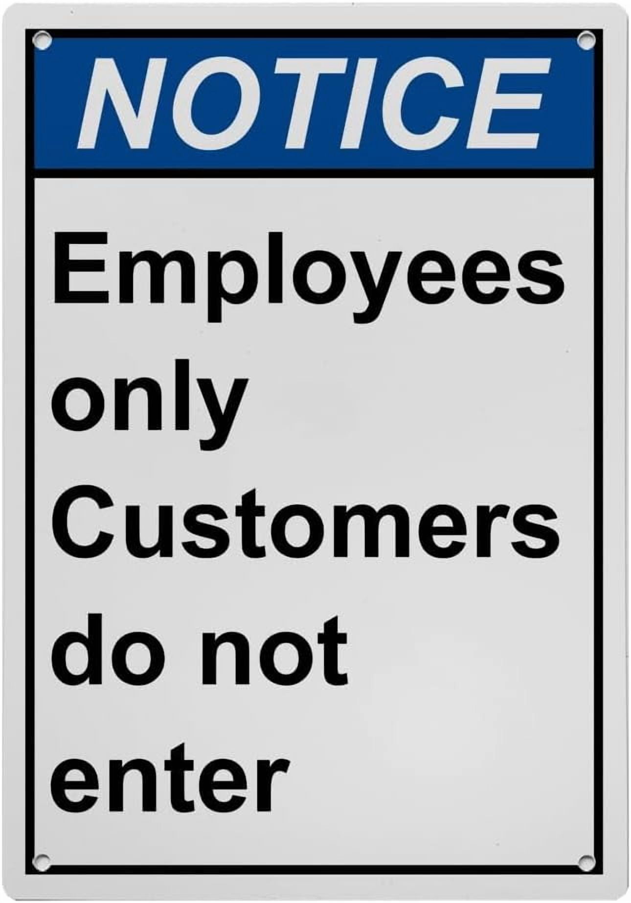 Industrial ANSI Vertical Do Not Enter Sign - 8"x12" Weatherproof, UV ...