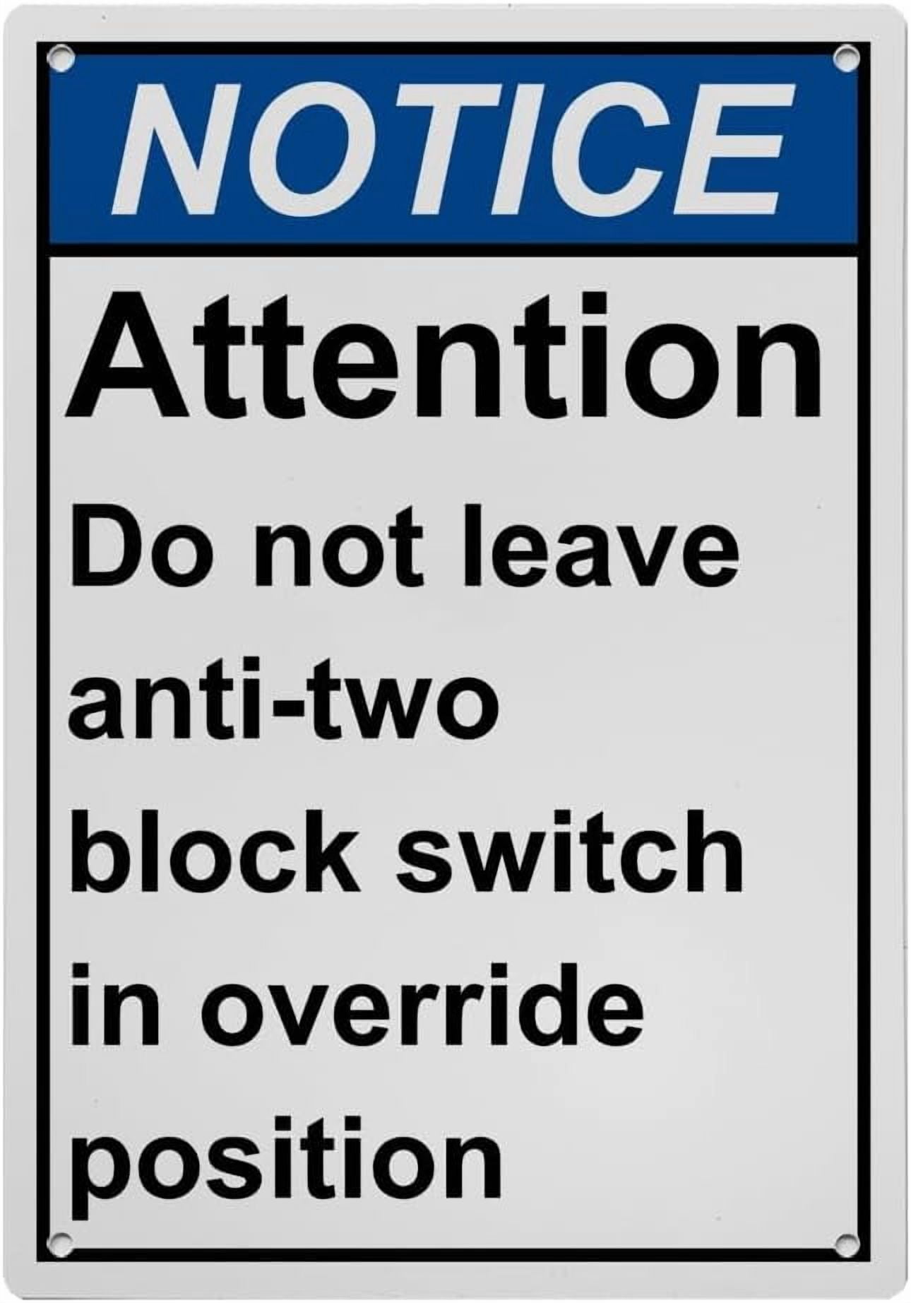 Industrial ANSI Vertical ESD Static Sign - 8"x12" Weatherproof UV ...