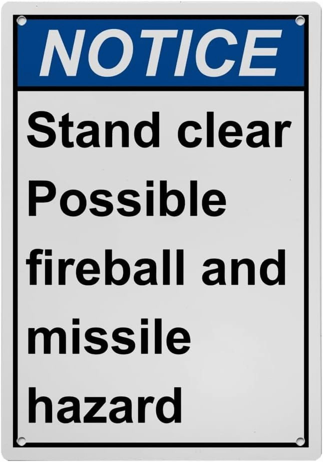 Industrial ANSI Vertical Explosives Sign - 8"x12" Weatherproof UV ...
