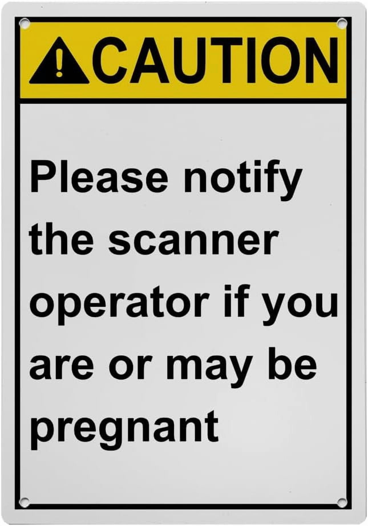 Industrial ANSI Vertical MRI X Ray Microwave Warning Sign - 8"x12 ...