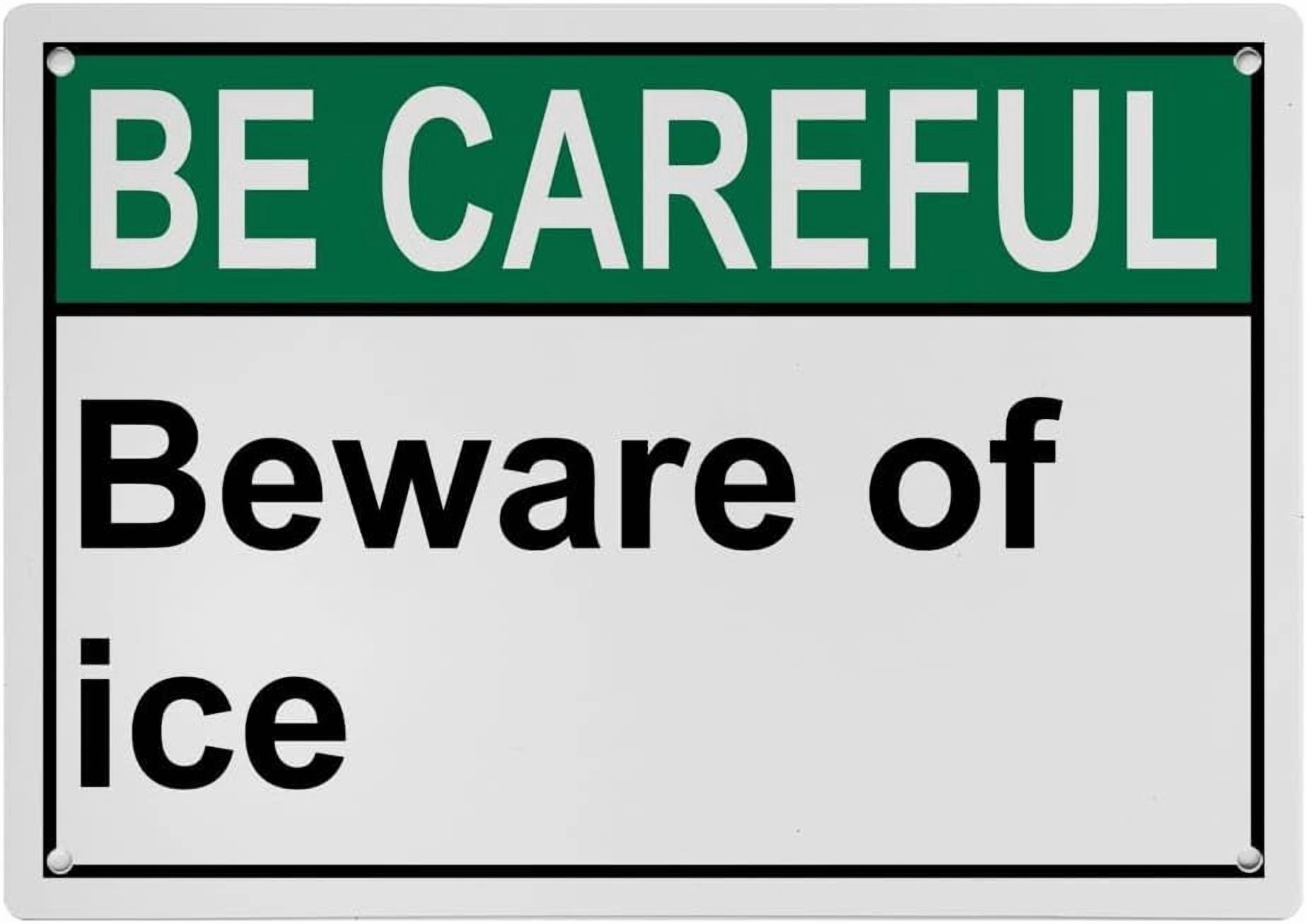 Industrial ANSI Water Safety Warning Sign - 8"x12" Weatherproof, UV ...