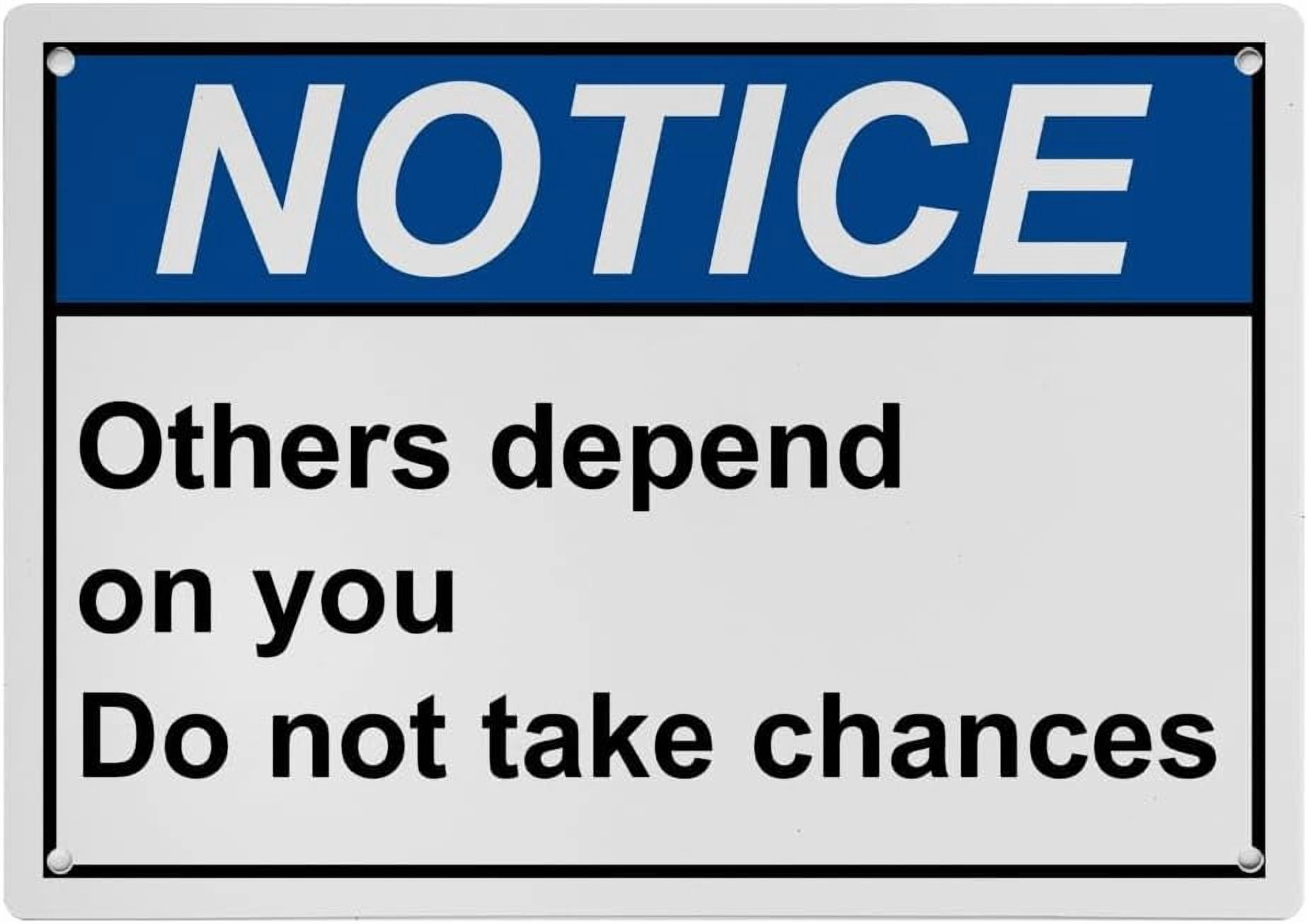 Industrial ANSI Workplace Safety Sign - 8"x12" Weatherproof UV ...
