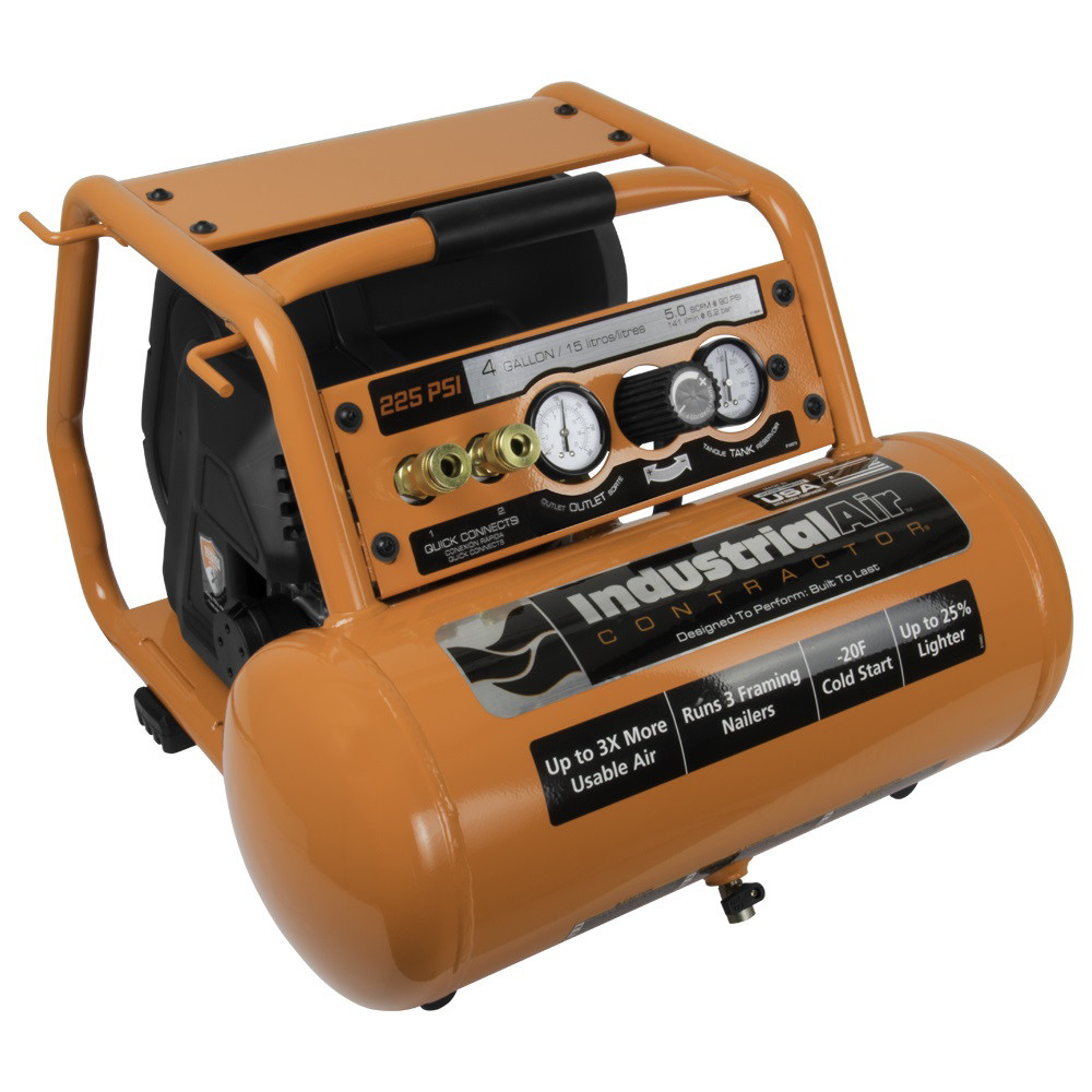 Industrial Air C041I 4 Gallon Oil-Free Hot Dog Air Compressor - Walmart.com