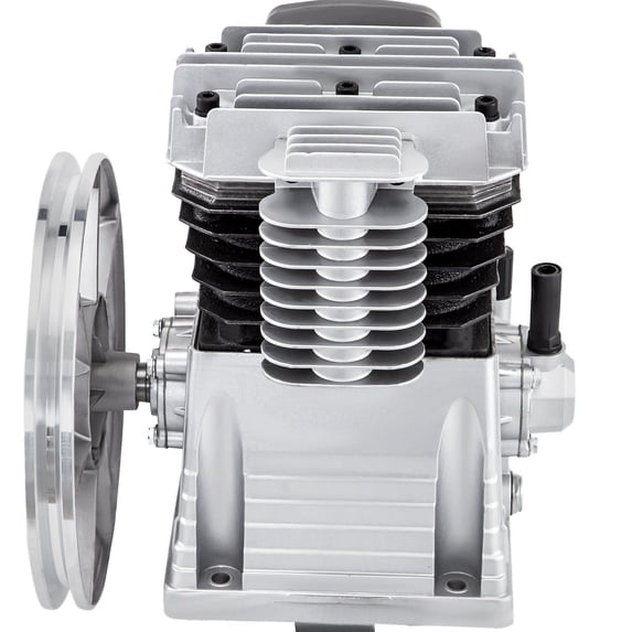 Industrial Air Compressor Pump 3HP 11CFM, Single Stage Twin Cylinder ...
